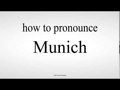 How to Pronounce Munich