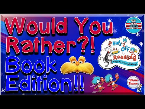 Would You Rather? Book Edition! | Read Across America 2025 | This or That | Fun Fitness For Kids