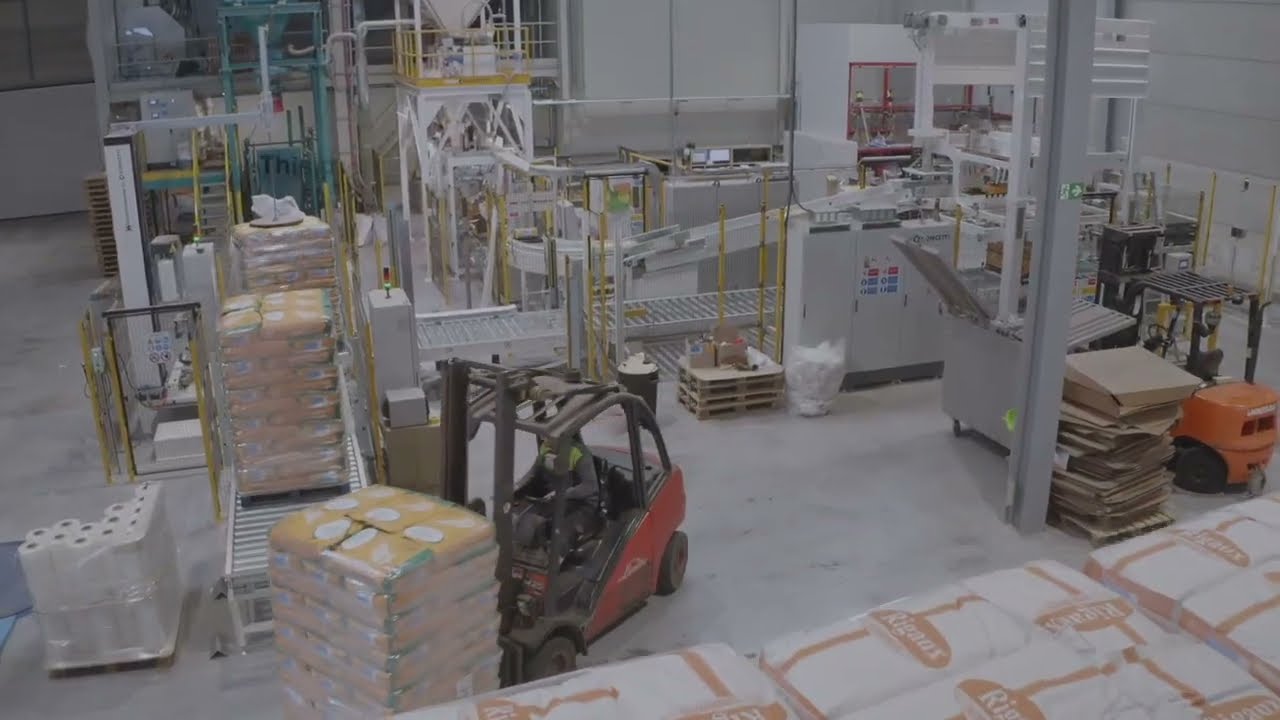 Complete bagging line for seeds