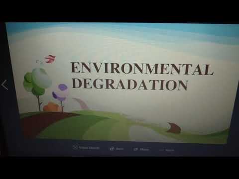 ENVIRONMENTAL DEGRADATION IN HINDI