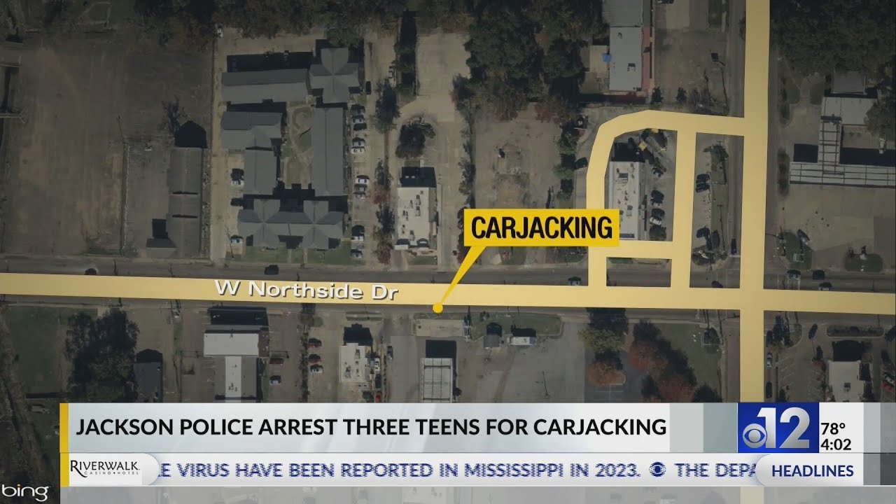 Jackson police arrest three teens for carjacking
