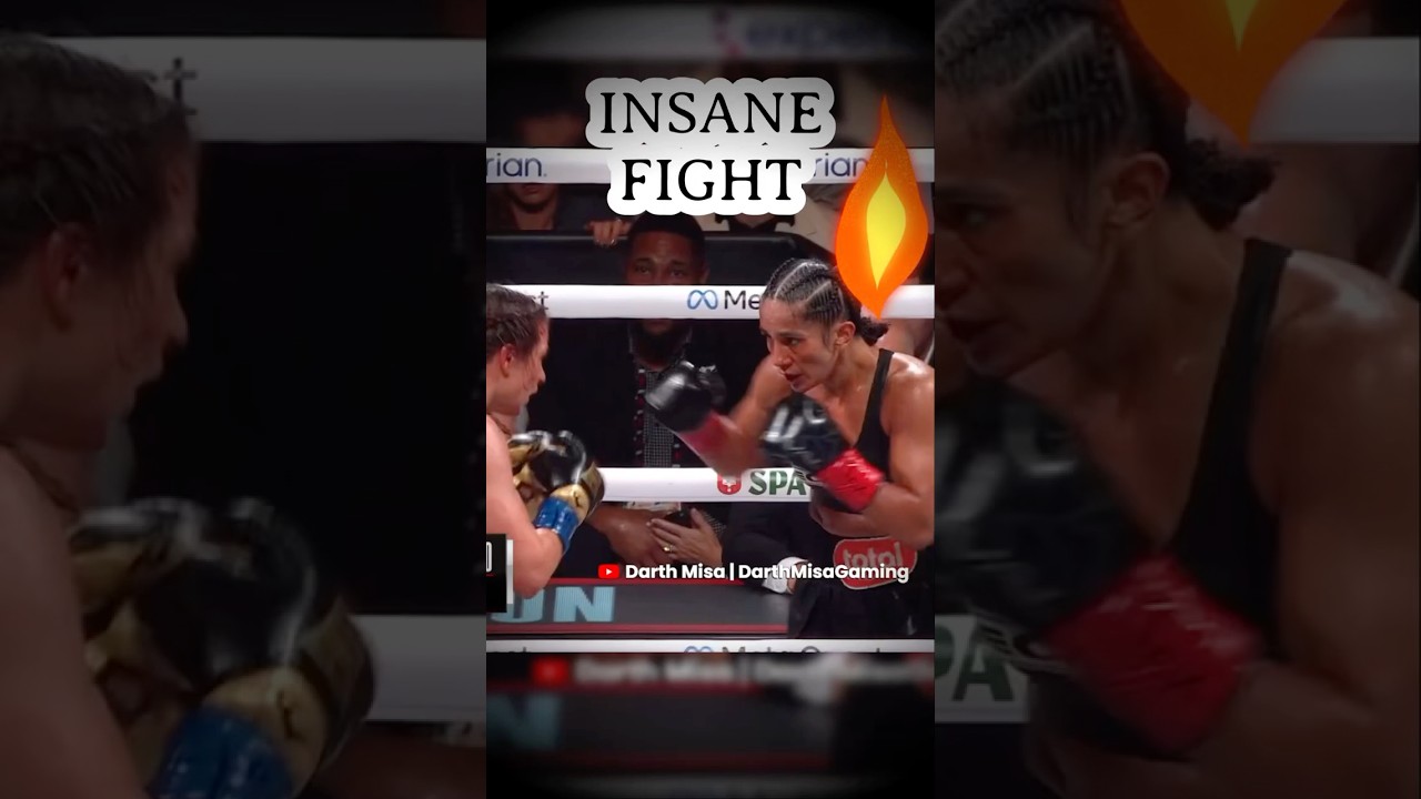 🔥 Katie Taylor vs Amanda Serrano: Warriors in an intense clash! Hands flying! 💥 #boxing #fyp