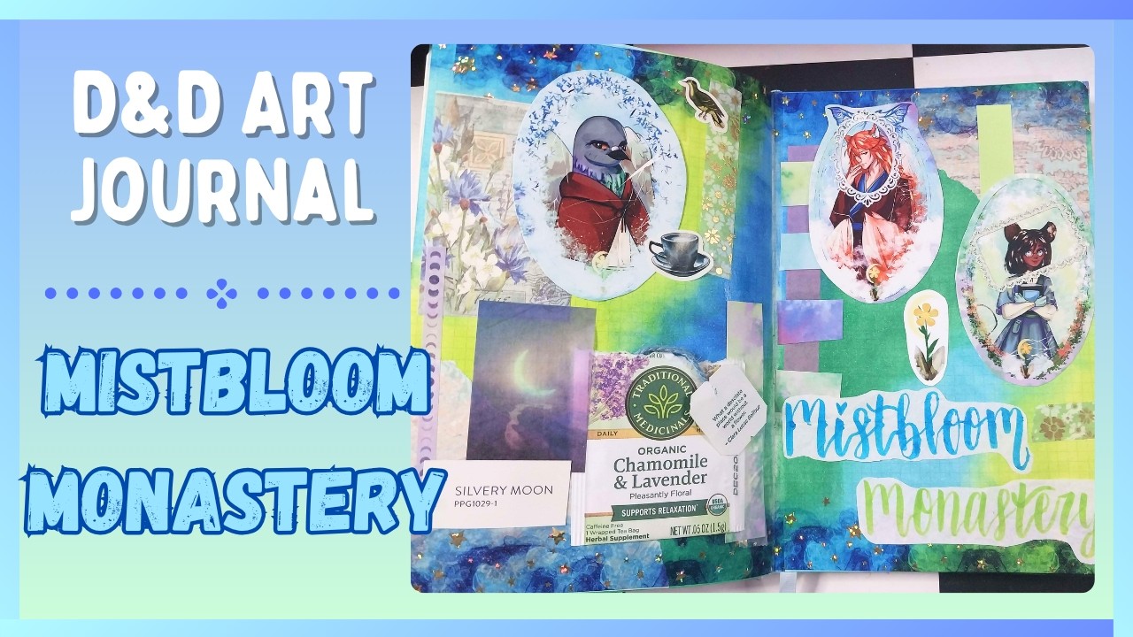 🌼Mistbloom Monastery || D&D Art Journal🌼