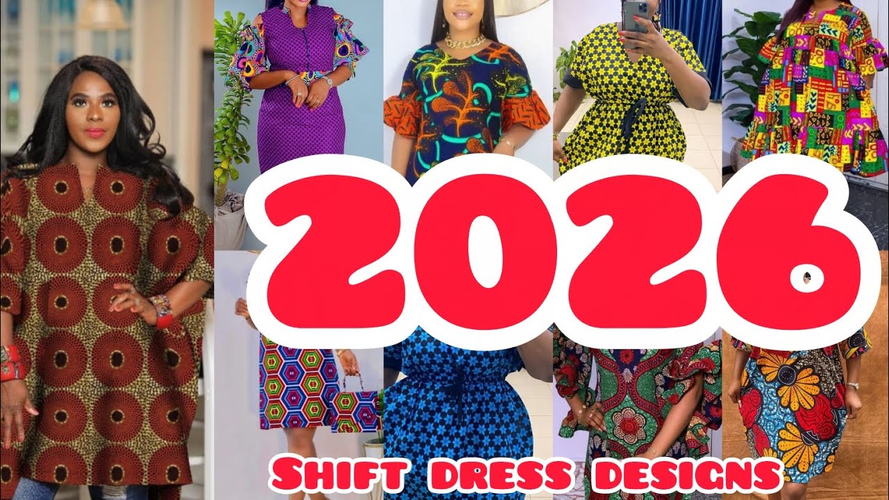 Ankara styles 2026 | Cute Ankara shift Dress Designs for women | Ankara short gown styles
