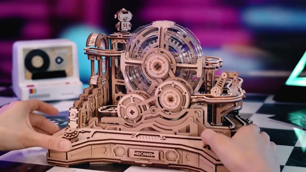 Rokr Typewriter 3d Wooden Puzzle Rokr Puzzles