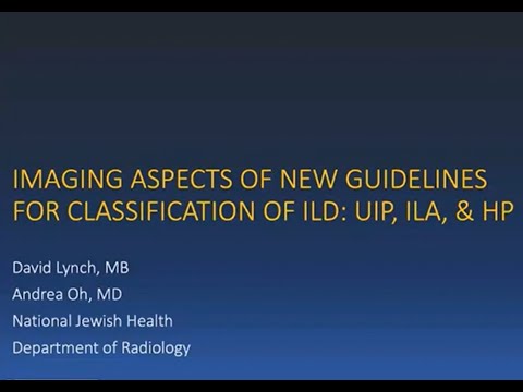 Imaging Aspects of New Guidelines for Classification of ILD: UIP HP & Early Interstitial Abnormality