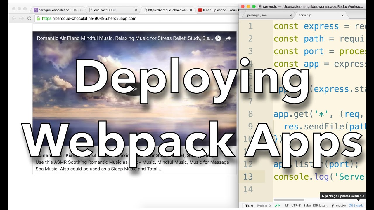[React] Deployment of Webpack/React Apps