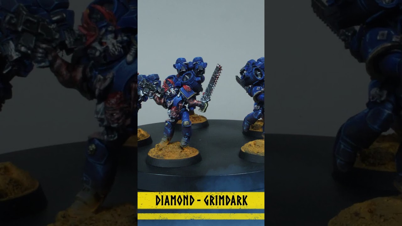Night Legion  Diamond Grimdark  #warhammer40k #warhammer #miniaturepainting