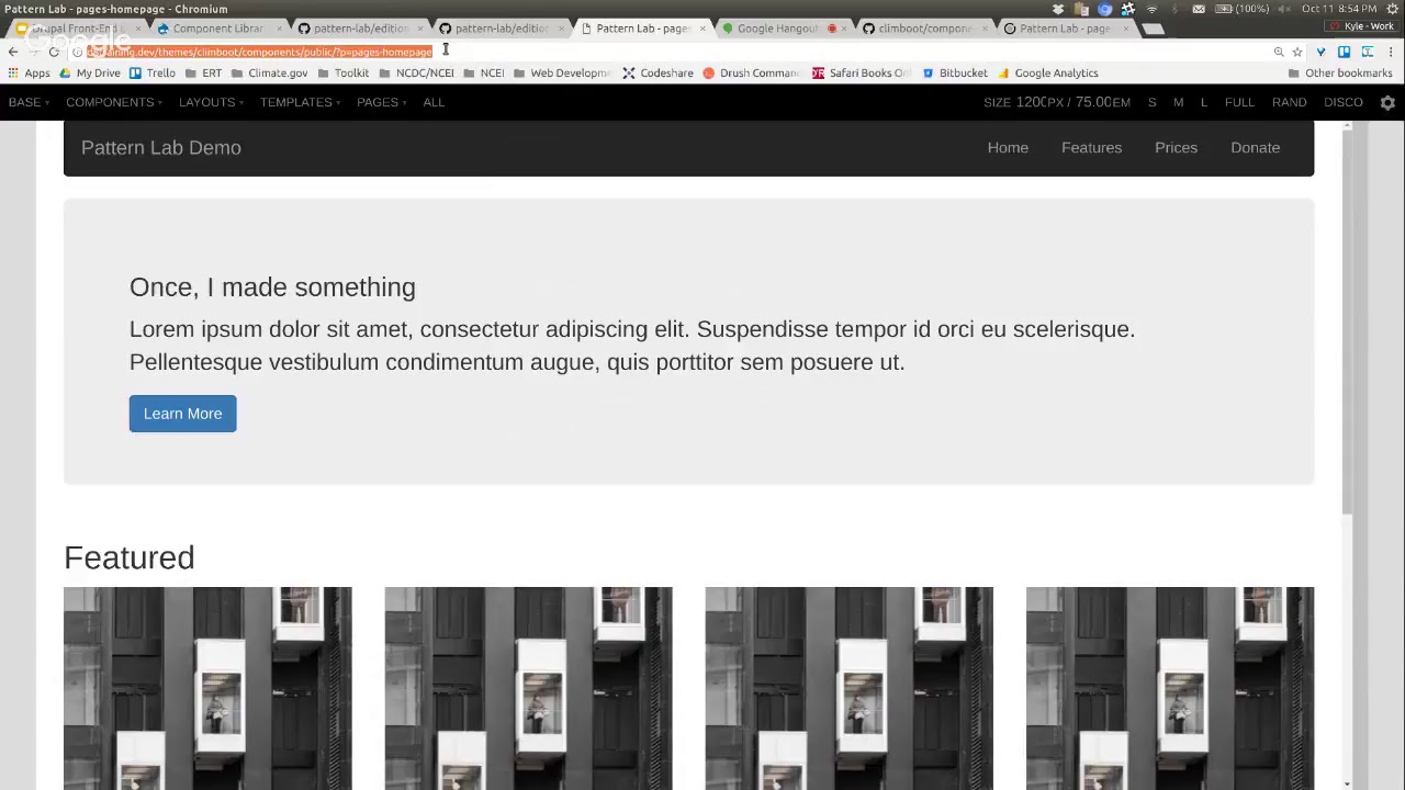 Drupal Front-end Development with Pattern Lab