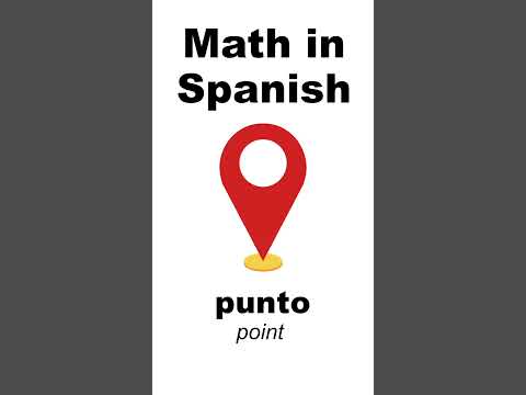 Simple Spanish - Math Vocabulary