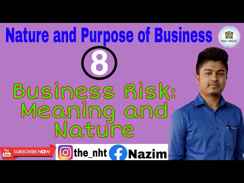 Business Risk- Meaning and Nature |Business Studies| |Class11|