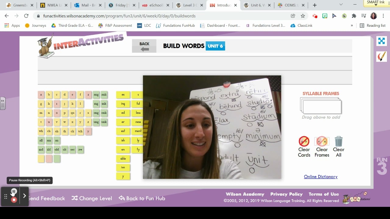 Fundations Unit 6, Week 3, Day 4