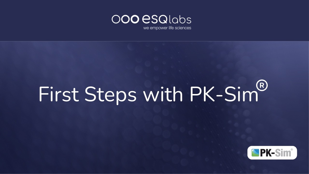 Webinar Recording: First Steps with PK-Sim