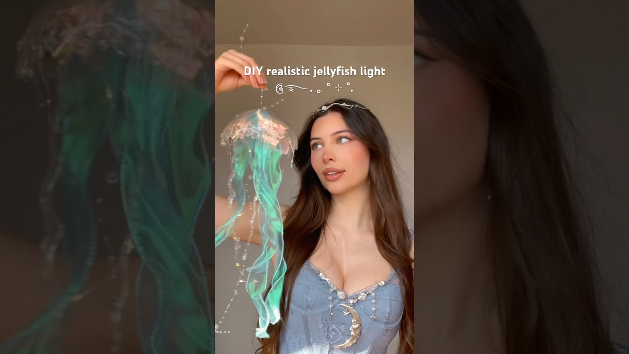 making a resin jellyfish 🌊🥹
