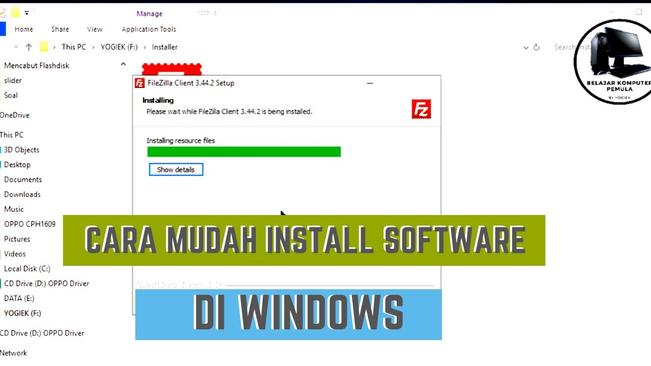 Cara Install Software di Laptop (Windows 10) | Belajar Komputer Pemula