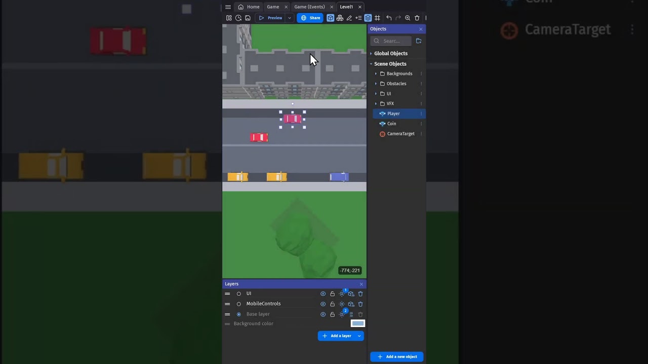 Game Engine Tip - Version history - #gamedev #gdevelop #nocode #tutorial