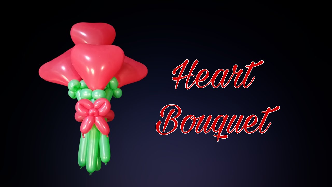 Balloon Heart Bouquet