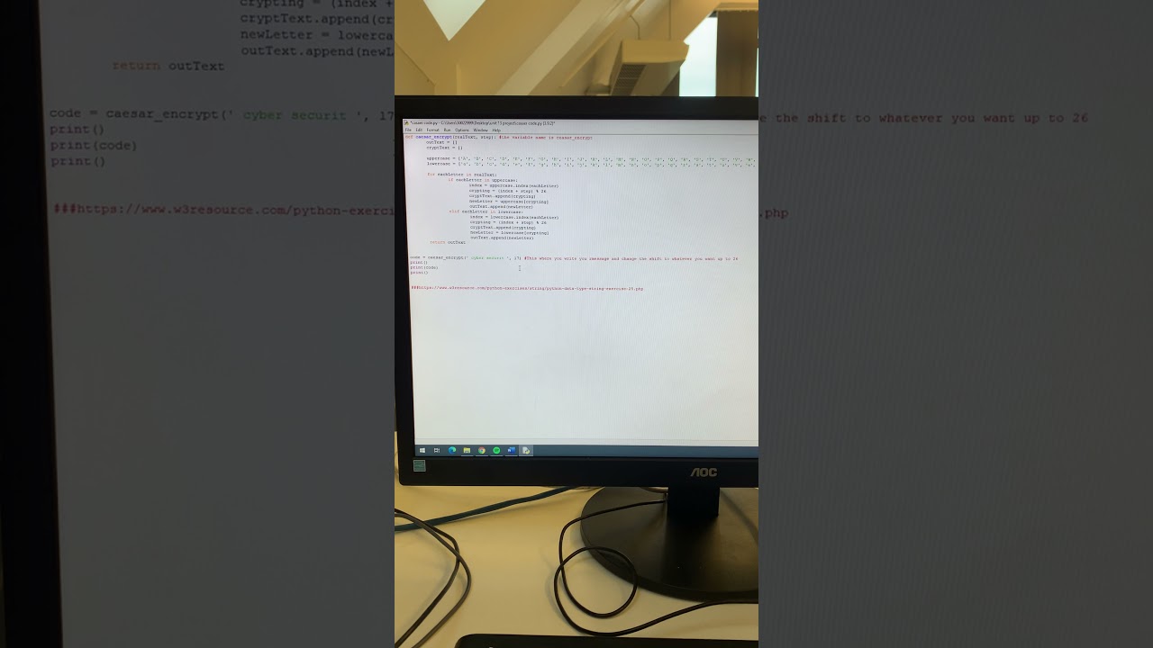 Caesar Cipher Decoder  (Test 1)