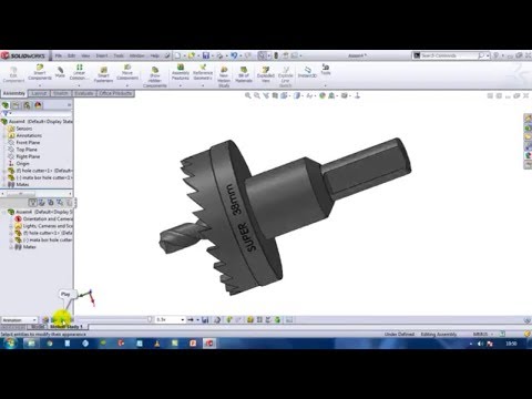 solidworks tutorial cara membuat sketsa hole cutter /bor payung | KASKUS