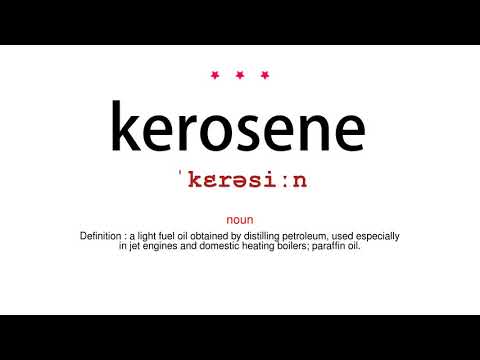 How to pronounce kerosene - Vocab Today