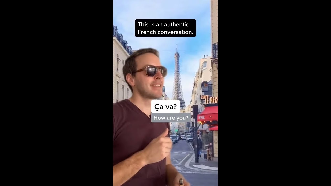 This is an authentic French Conversation