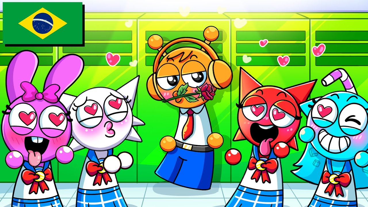 Sprunki ir para a escola...Incredibox Sprunki Animation