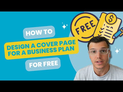 How to Create a Business Plan Cover Page For Free - Step-by-step Guide!