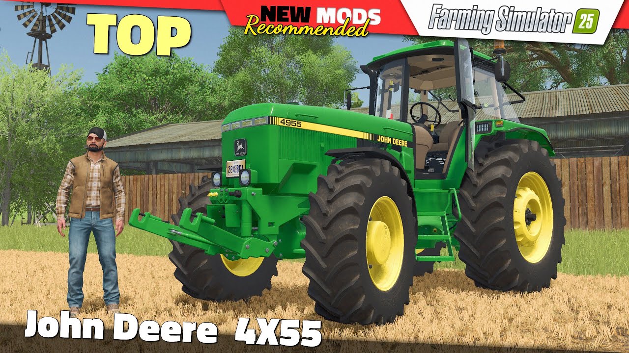 FS25 | John Deere 4X55 - Farming Simulator 25 Mods Review QHD