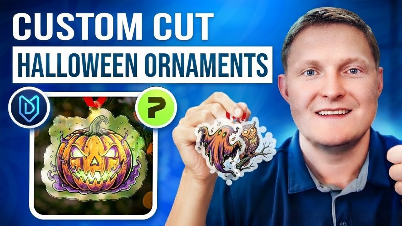 CUSTOM HALLOWEEN ORNAMENTS! MyDesigns x Printify Tutorial (Make $ This Fall!)