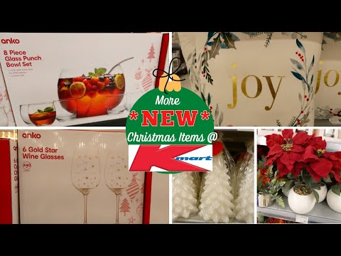 More NEW Christmas Items at Kmart!! | Candles | Pillows | Glassware | Table Linens & More!!