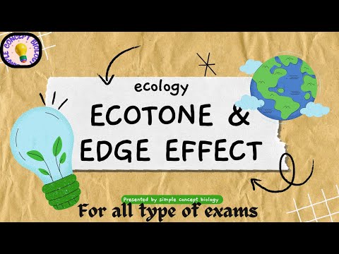 ecotone and edge effect || ecology || @simpleconceptbiology