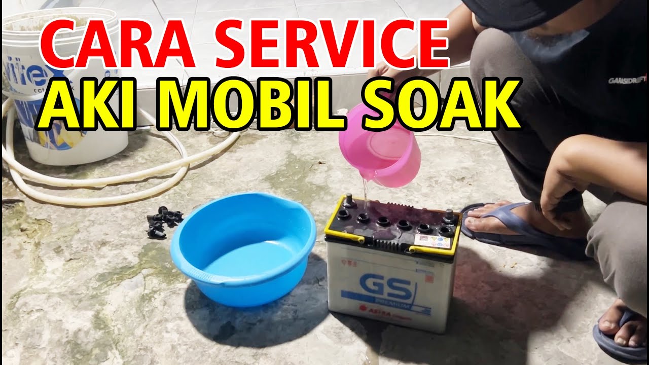 HOW TO REPAIR A SOAKING CAR BATTERY