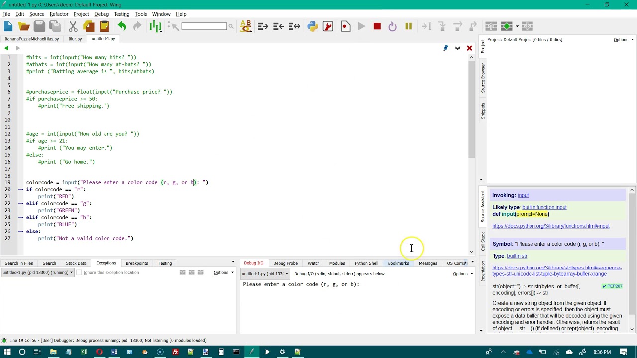 Python test 1, practice test, part 1