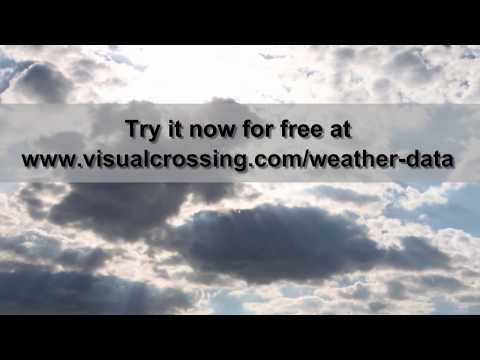 How can I download weather history data as a CSV file?