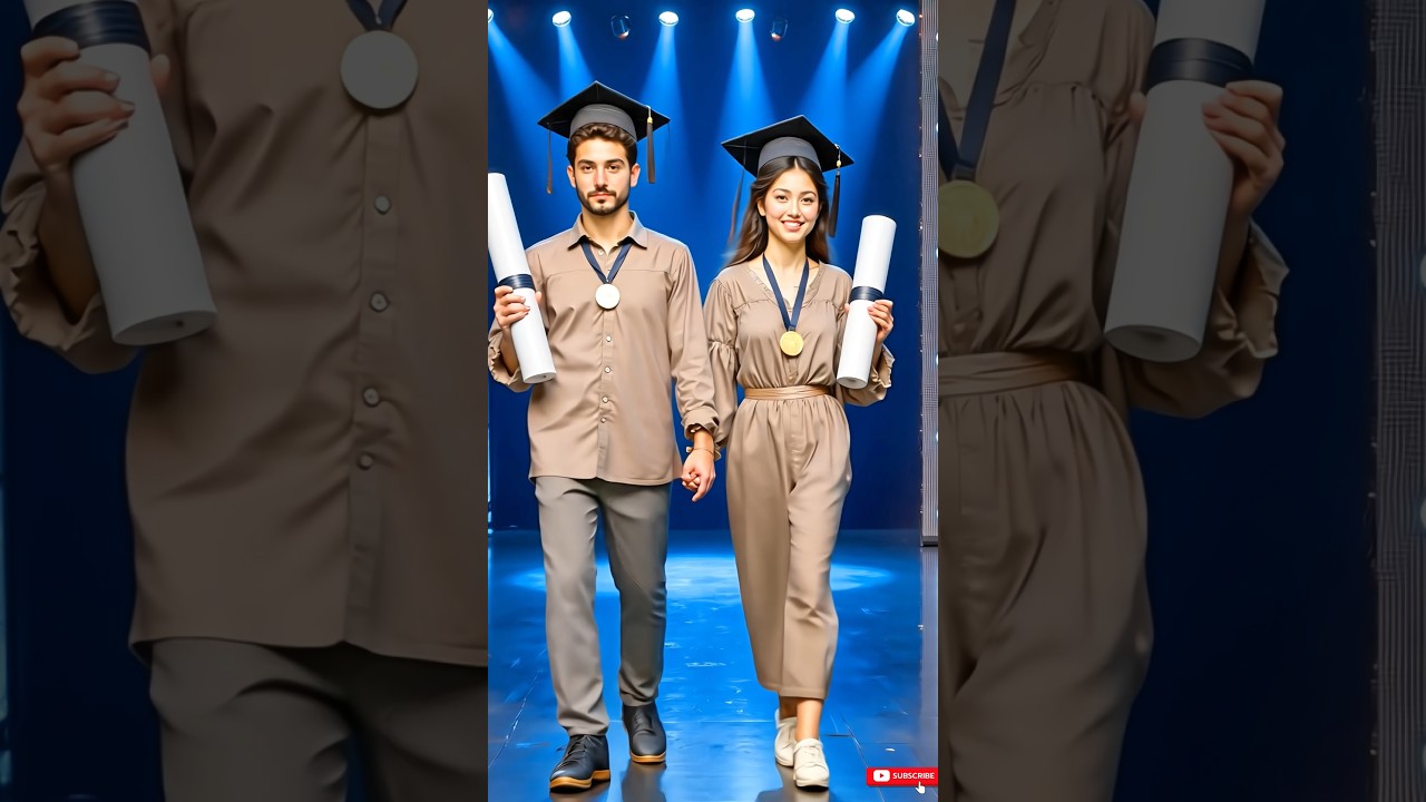 Magical AI: The Perfect Graduation Journey Unveiled !#shorts