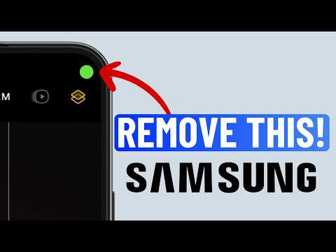 How to Turn Off Green Dot on Samsung or Android Phone Screen