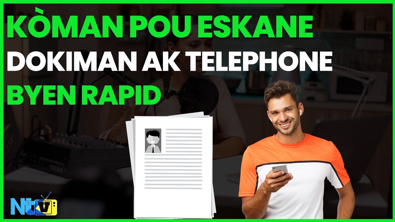 SCANNER YON DOKIMAN AK TELEPHONE OU  #scanner #documents #pdf