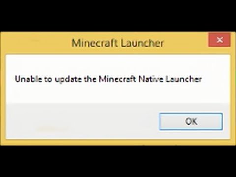 Как исправить ошибку «Unable to update the Minecraft Native Launcher ...