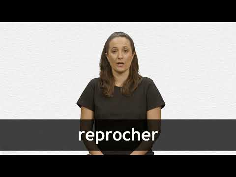 English Translation of “REPROCHER” | Collins French-English Dictionary