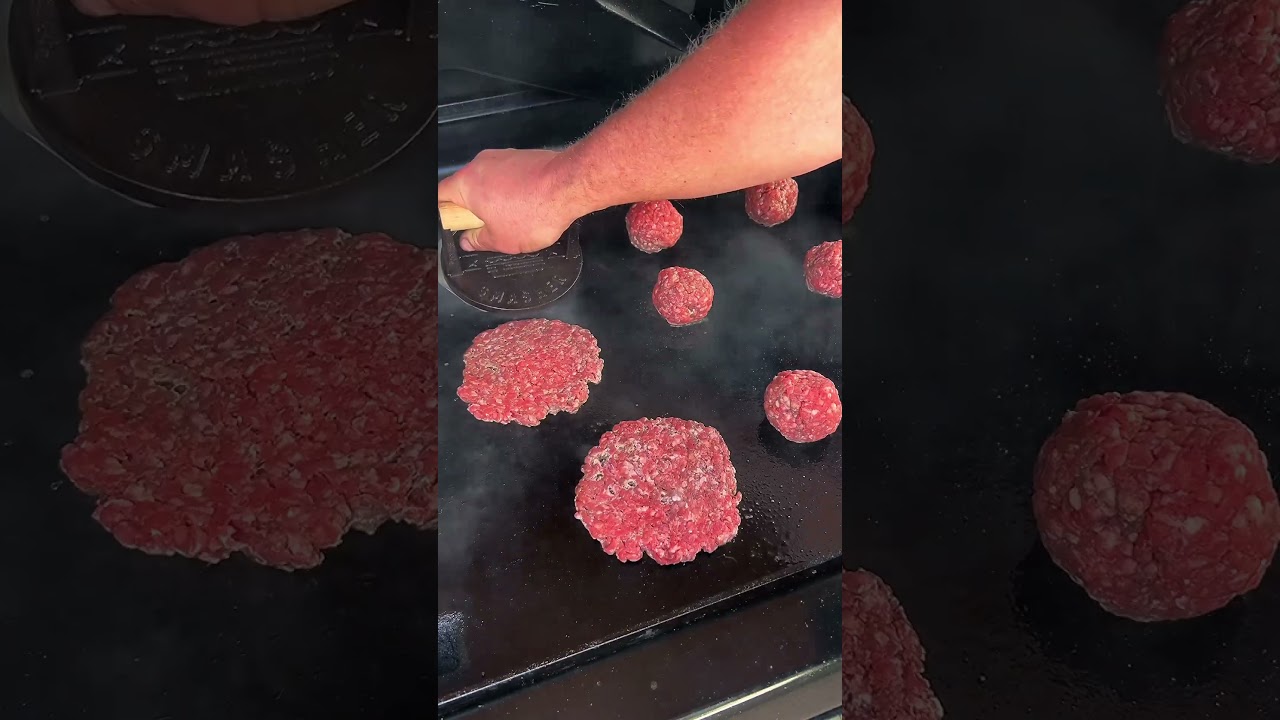 BLANCO SMASH BURGERS 🍔🔥  #foodreel #smashedburger #burgerlovers #burgergoals