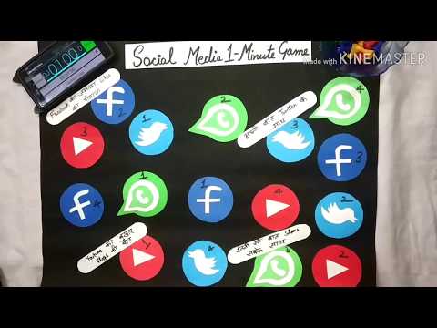 Social media theme game | one minute game | kitty party games | social media theme | fun games