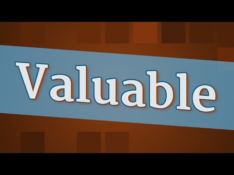 VALUABLE pronunciation • How to pronounce VALUABLE