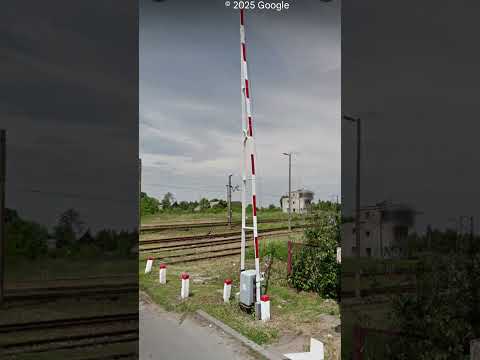 (Google Maps)Przejazd Kolejowy ul. Stara Wola Gołębiowska #przejazdkolejowypolska