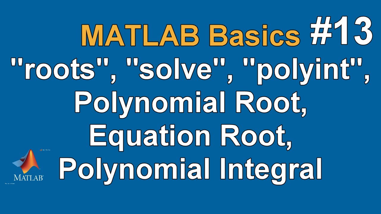 MATLAB Basics #13 