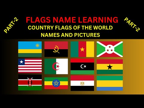 Country Flags of the World with Their Name and Images | Country Flags Names and Pictures Part-2