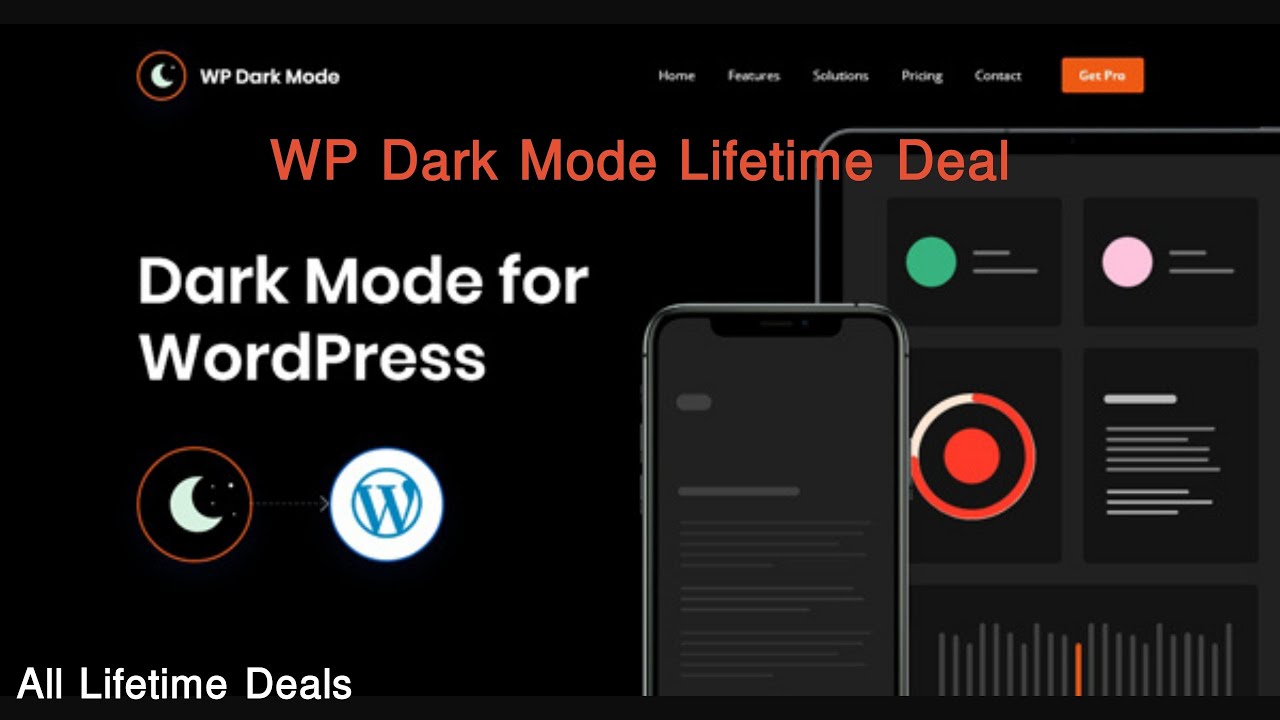 WP Dark Mode Lifetime Deal - The Best WordPress Dark Mode Plugin