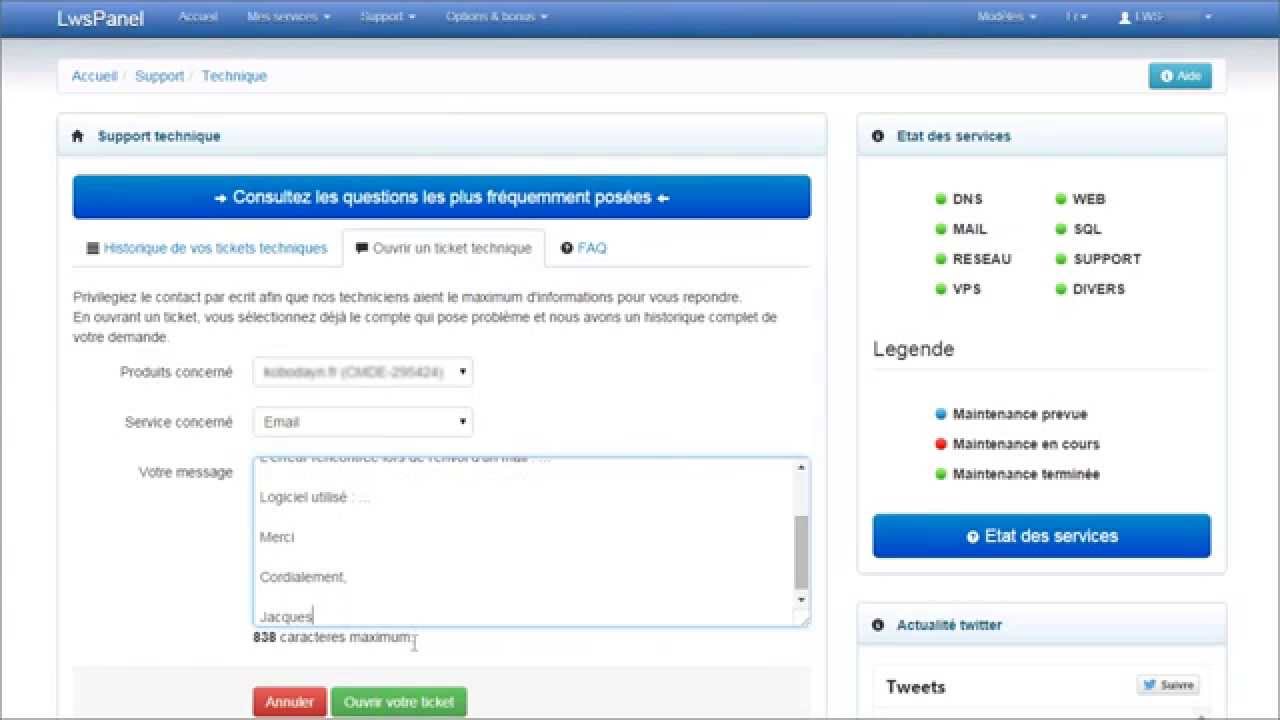 Comment contacter le support client ?