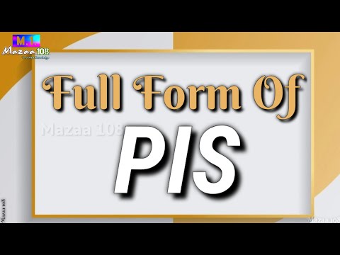 Full Form of PIS | PIS full form | PIS means | PIS Stands for | PIS का फुल फॉर्म | What is PIS | #M1