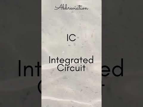 IC Integrated Circuit