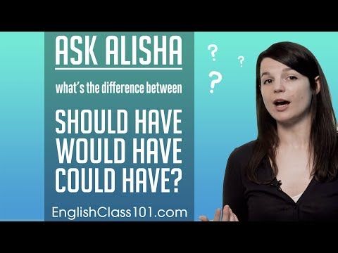 Should Have vs Could Have vs Would Have - Basic English Grammar